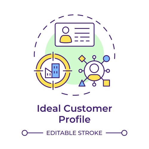 Intersectionality turquoise concept icon Vector Image