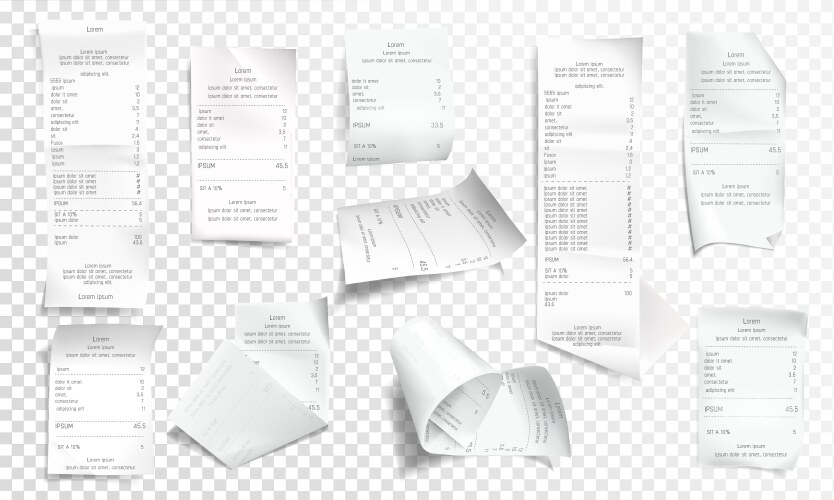 Custom Receipt Vector Images (over 5,100)