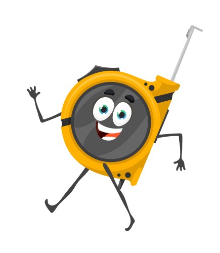 Tape measure isolated Royalty Free Vector Image