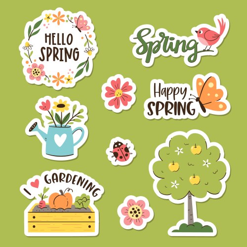 Happy Spring Vector Images (over 310,000)
