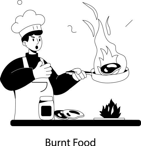 Food preparation Royalty Free Vector Image - VectorStock