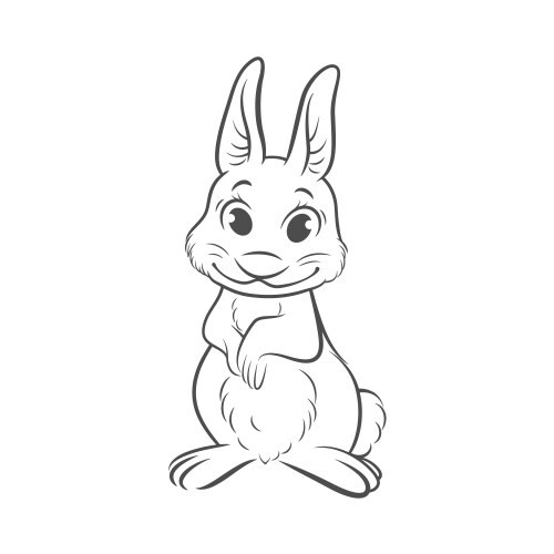 Rabbit Line Drawing Vector Images (over 9,700)