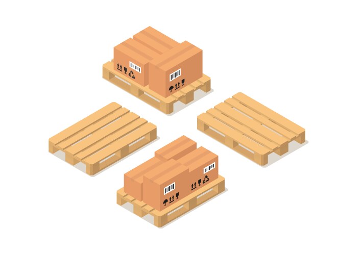 Isometric Wooden Box Vector Images (over 5,100)