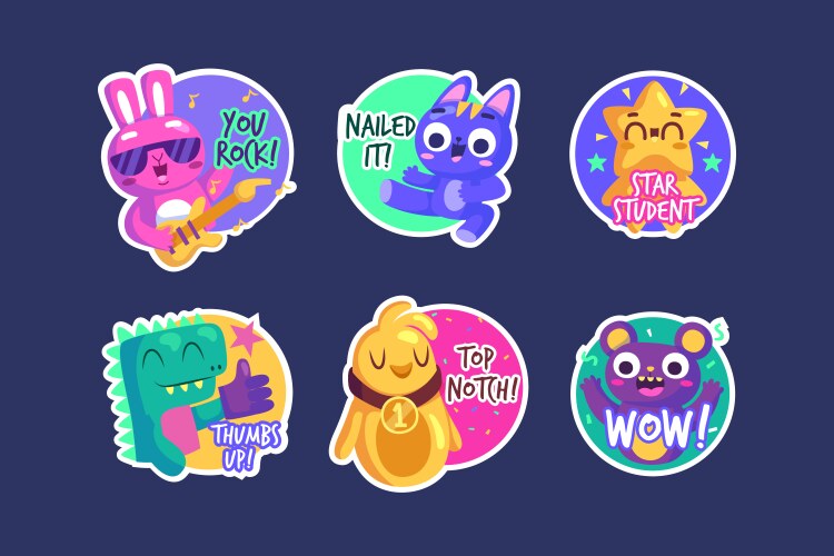 Cartoon working day Royalty Free Vector Image - VectorStock