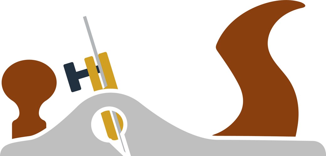 Jack-plane tool icon Royalty Free Vector Image