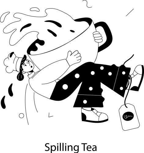 Spilling Tea Vector Images (over 600)