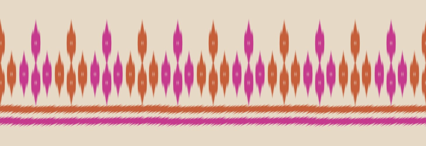 Border ethnic tribal pattern art folk embroidery Vector Image