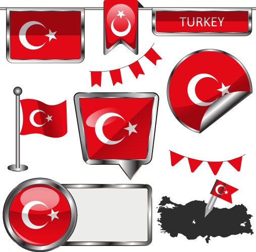 Turkish Flags Vector Images (over 8,500)