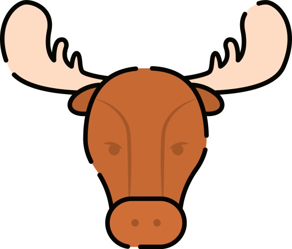 Moose Cartoon Vector Images (over 4,400)