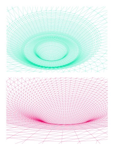 Set of line infographic poster backgrounds Vector Image