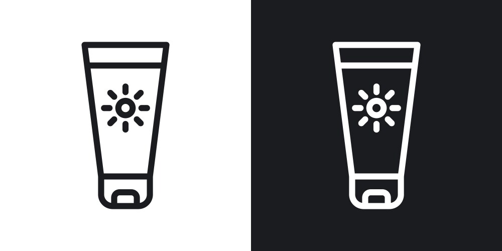 Body skin cream icon set moisturizer cream Vector Image