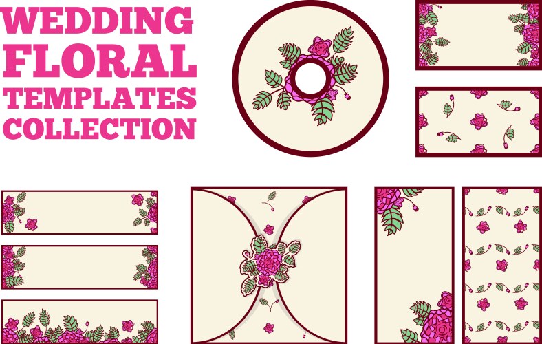 Free Wedding template Vector Graphics & Illustrations | VectorStock