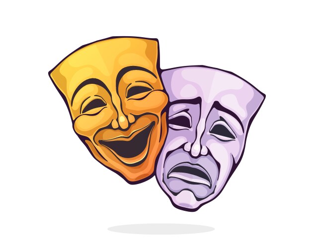 Drama Mask Vector Images (over 13,000)