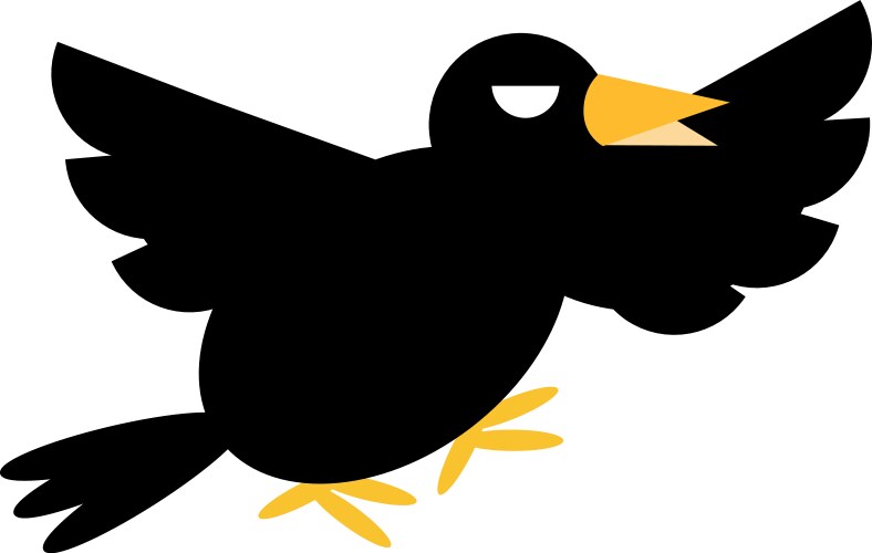 Angry Crow Vector Images (over 210)