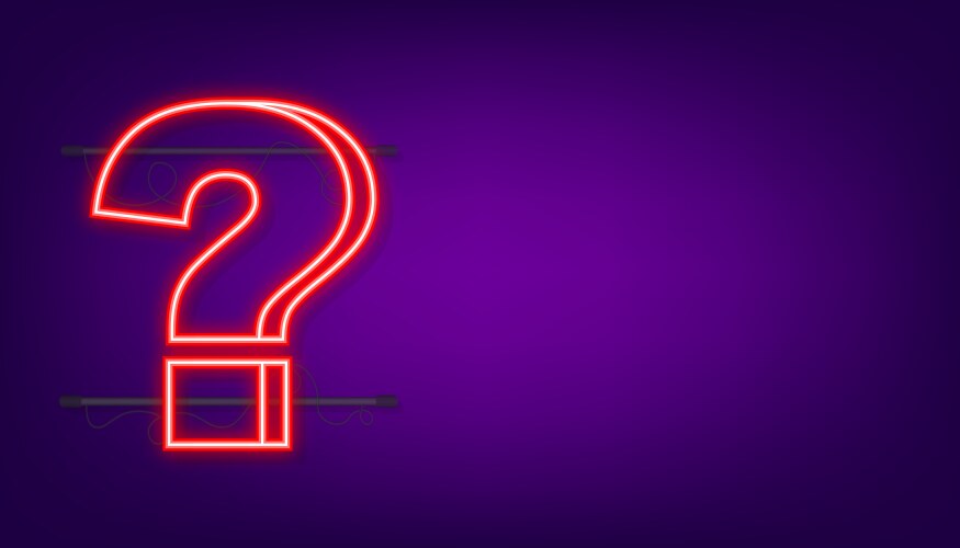 Glowing question mark Vector Images & Graphics for Commercial Use ...
