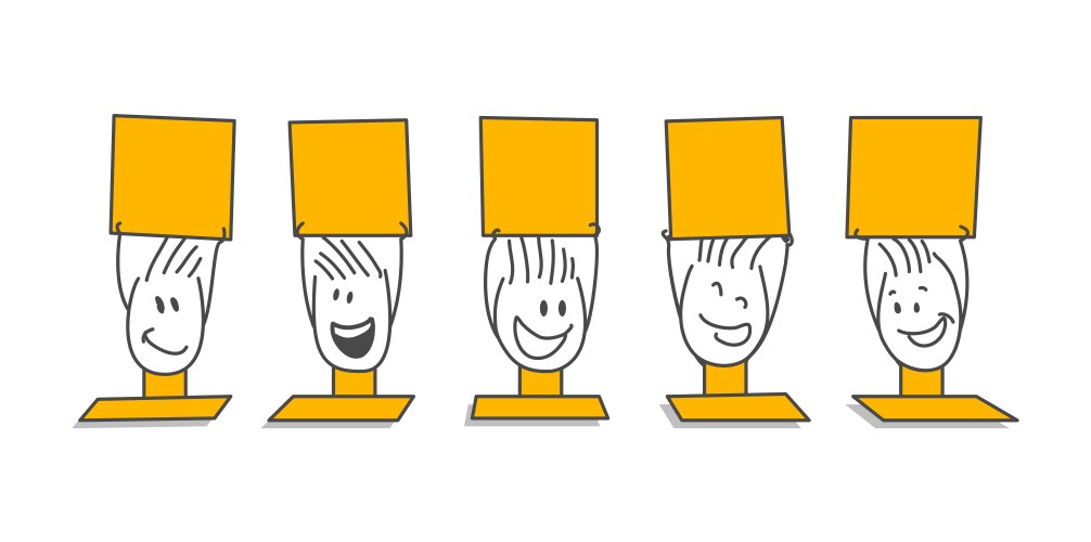 Customer feedback giving rating emotions Vector Image