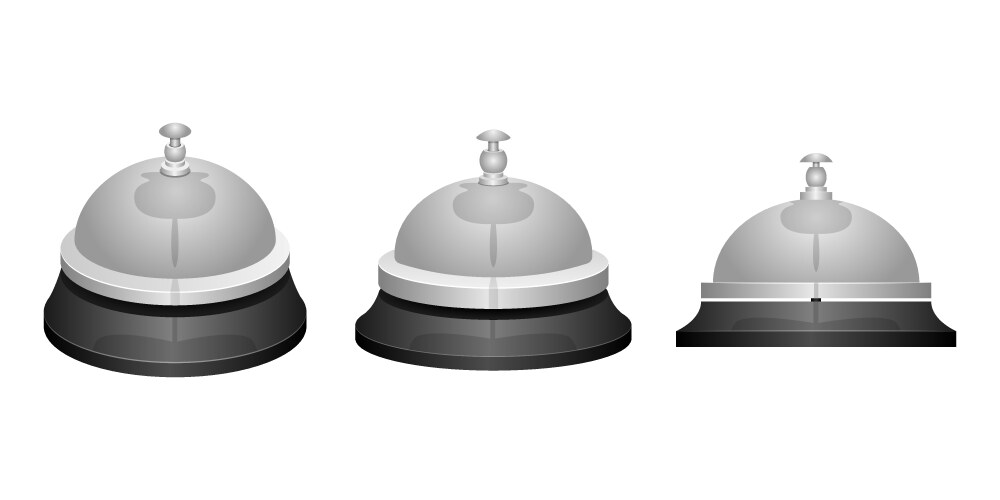 Service bell Royalty Free Vector Image - VectorStock