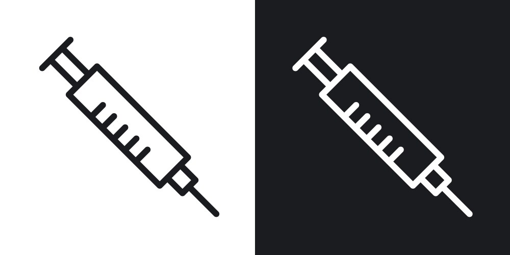Syringe icon Royalty Free Vector Image - VectorStock