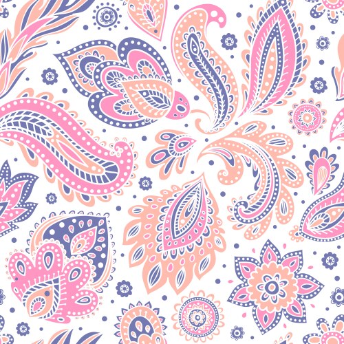 Beautiful floral seamless Royalty Free Vector Image