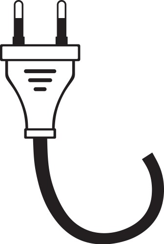 Ruptured cable Royalty Free Vector Image - VectorStock