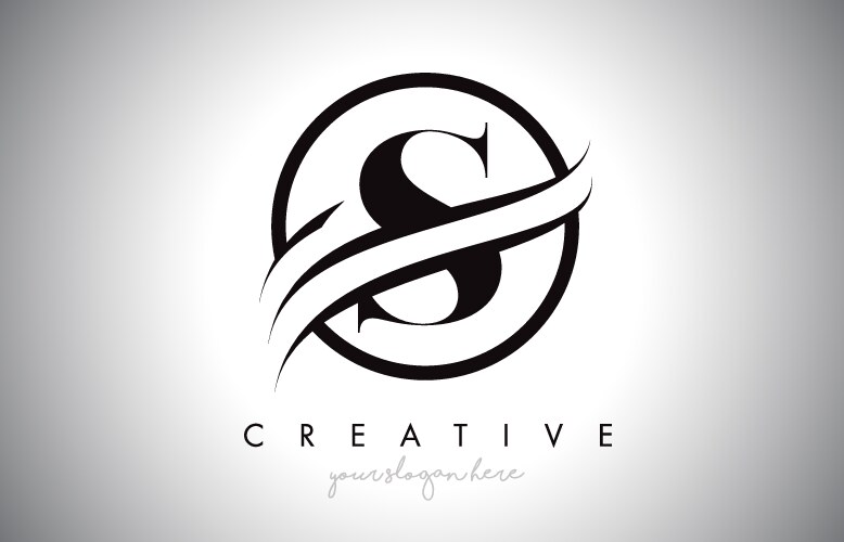 Letter s logo circle Vector Images & Graphics for Commercial Use ...