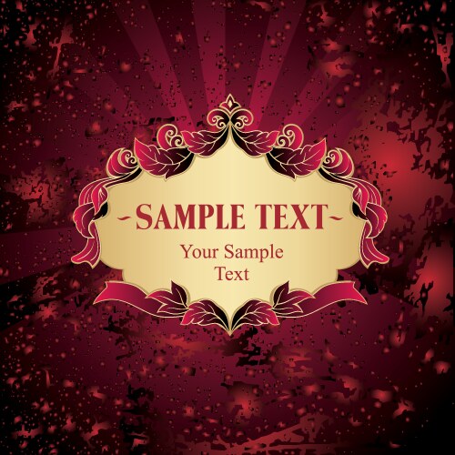 Classy frame design Royalty Free Vector Image - VectorStock