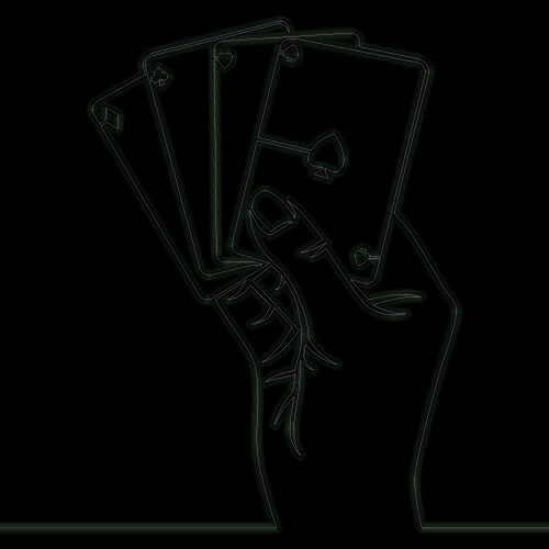 Playing Cards Line Drawing Vector Images (over 2,200)