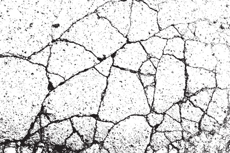 Craquelure pattern grunge cracks cracked painted Vector Image