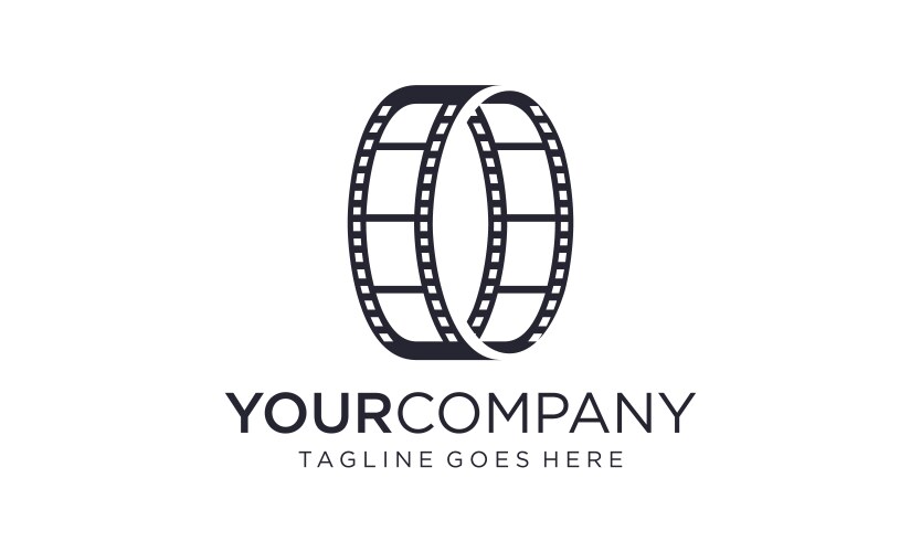 Film reel icon cinematography and photography Vector Image