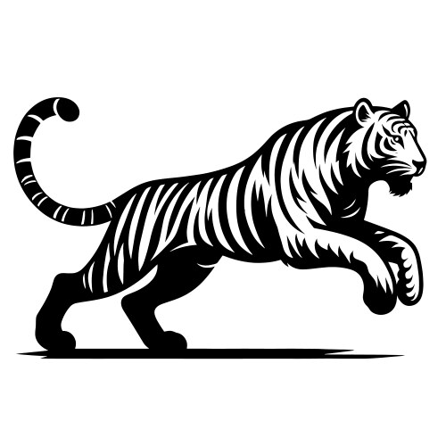 Jumping Tiger Logo Jumping Tiger Stock Illustrations – 1,806 Jumping