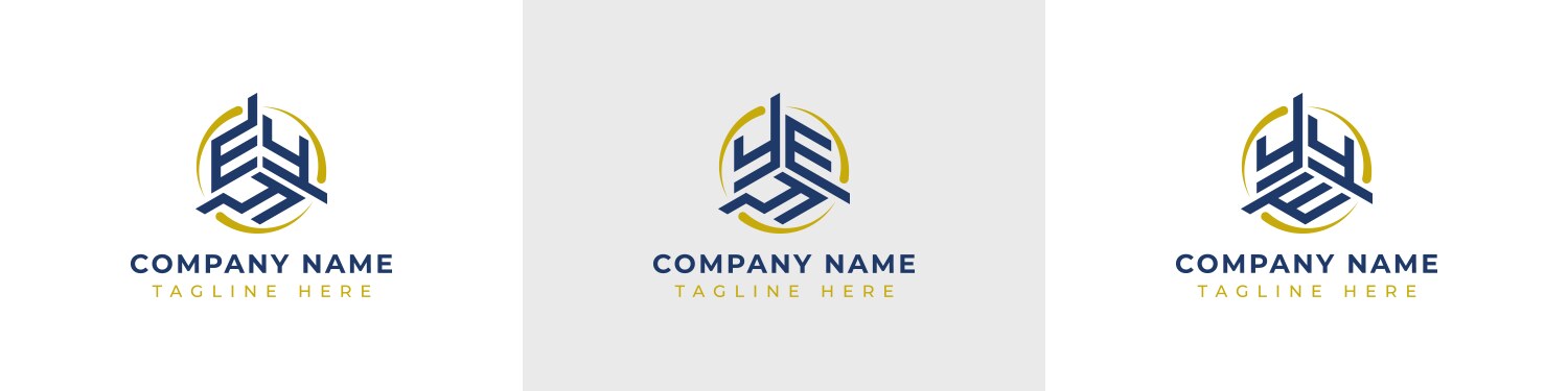 Letters ess ses sse monogram logo set suitable Vector Image