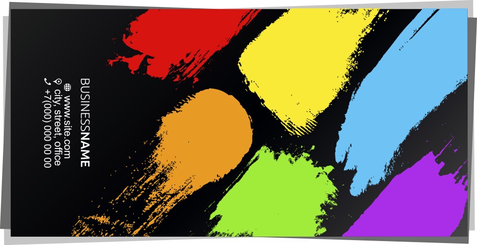 Painters Business Cards Vector Images (over 580)