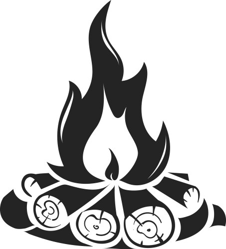 Campfire Black and White Vector Images (over 28,000)