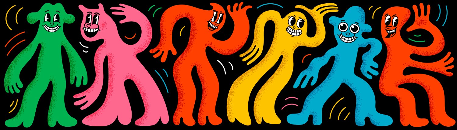 Abstract People Vector Images (over 420,000)