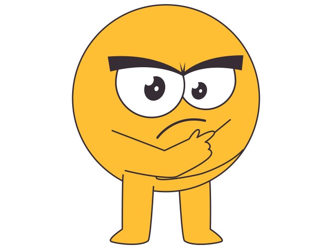 Expressionless Emoticon Face Vector Images (over 150)