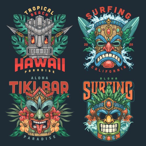 Tiki Vector Images (over 7,100)