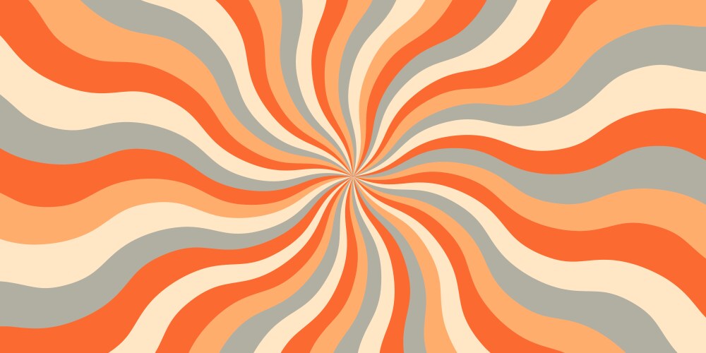 Abstract hand drawn psychedelic groovy background Vector Image