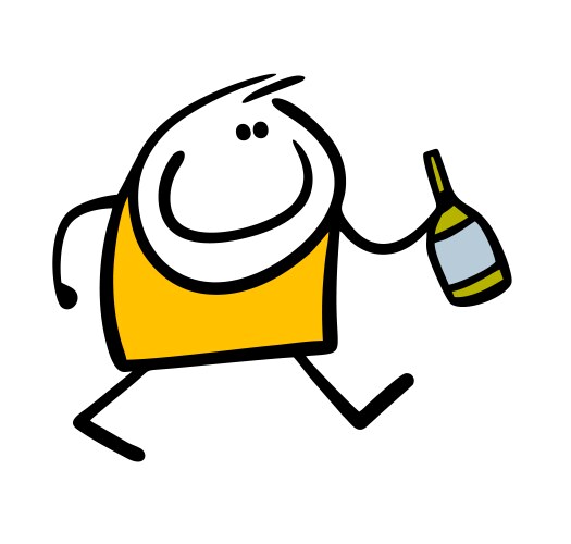 Stick figure drinking Vector Images & Graphics for Commercial Use ...