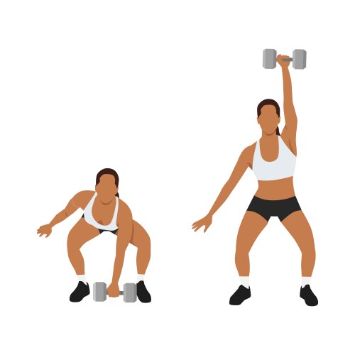 Woman doing reverse shoulder stretch exercise Vector Image
