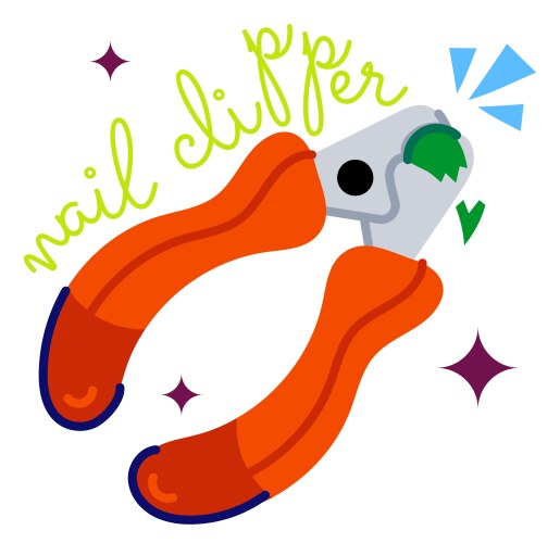 Nail clipper Royalty Free Vector Image - VectorStock