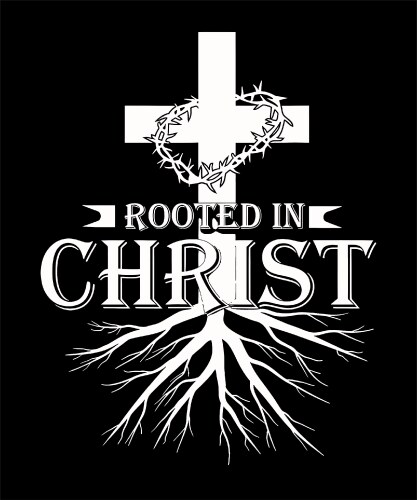 Rooted in christ Royalty Free Vector Image - VectorStock