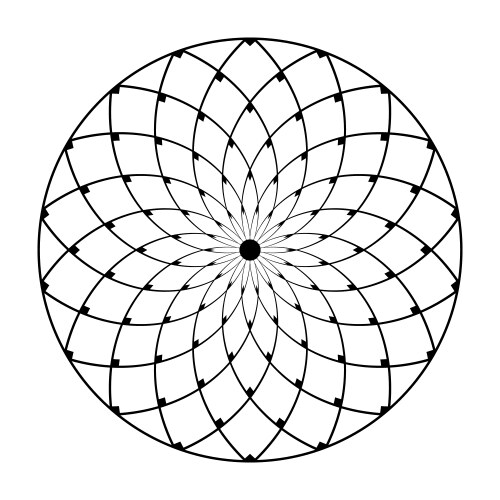 Circle pattern Royalty Free Vector Image - VectorStock