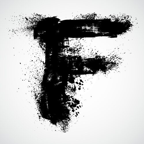 Black and White Alphabet Letter F Vector Images (over 36,000)