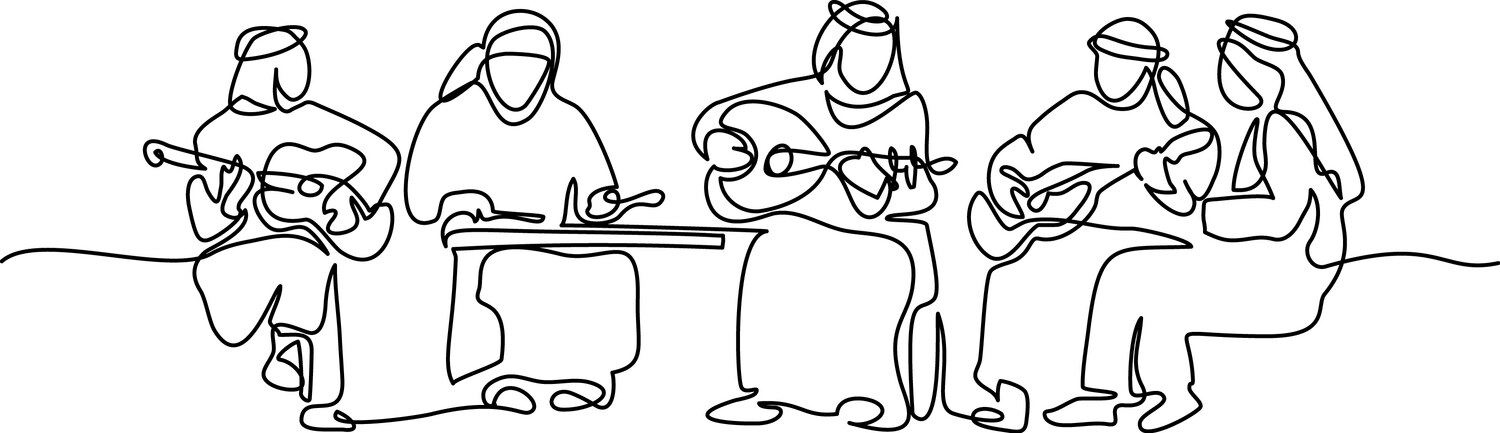 Musical Instruments Line Drawing Vector Images (over 6,000)