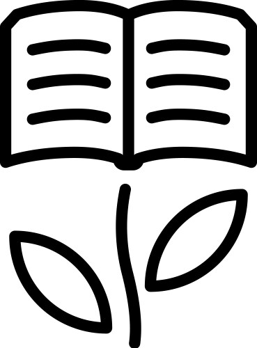 Knowledge base icon symbol creative sign from Vector Image