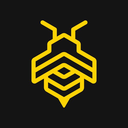 Queen bee logo Royalty Free Vector Image - VectorStock