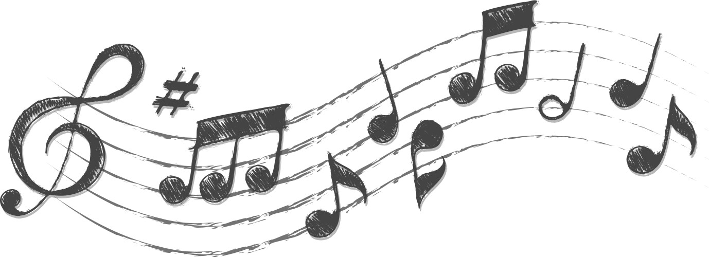 Music Note Sketch Vector Images (over 6,100)