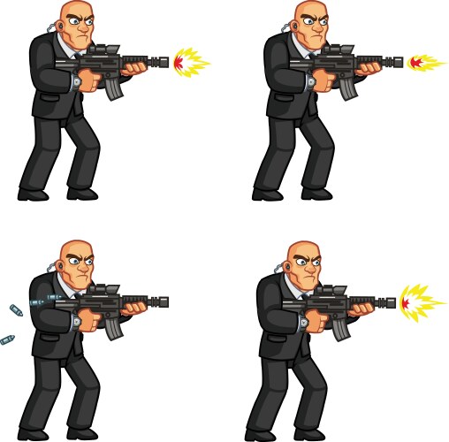 Shooting Sprite Vector Images (over 100)