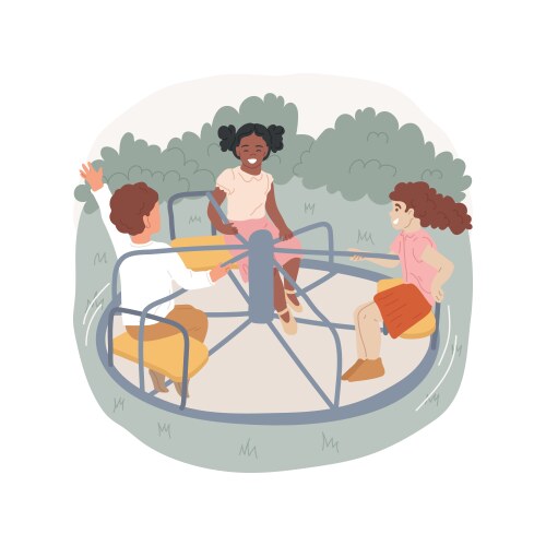 Freeze dance isolated cartoon Royalty Free Vector Image