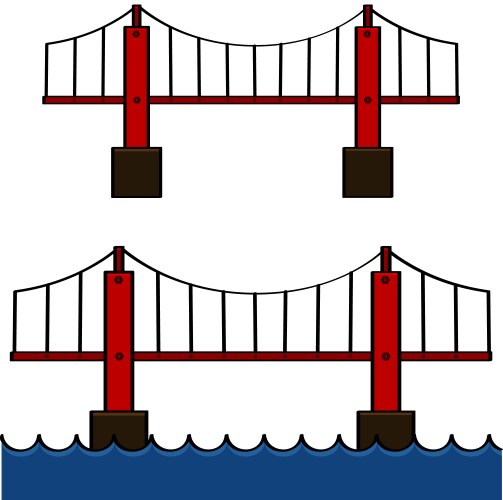 Bridge Cartoon Vector Images (over 7,100)